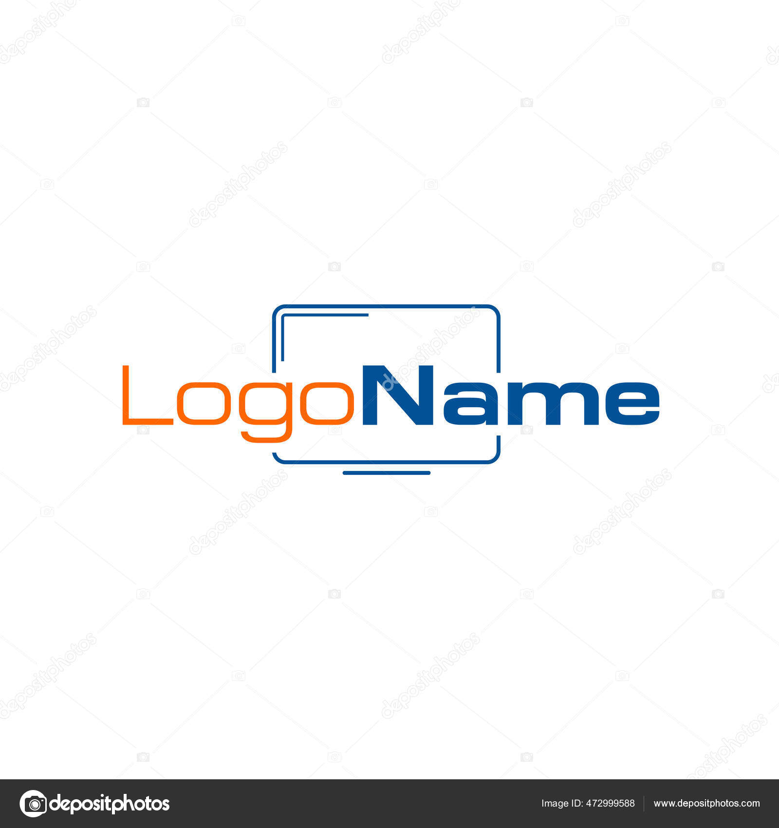 Illustration Vector Graphic Computer Logo Design Stock Vector by ...