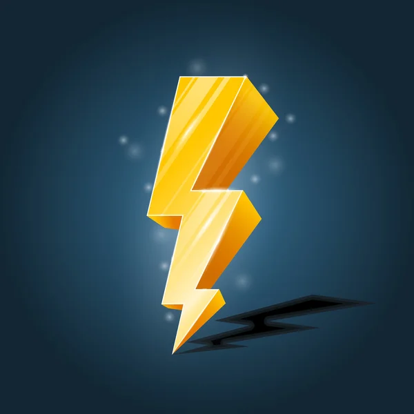 Lightning Spark Bolt Icon Symbol Vector Stock Vector Image by ©pszaber ...
