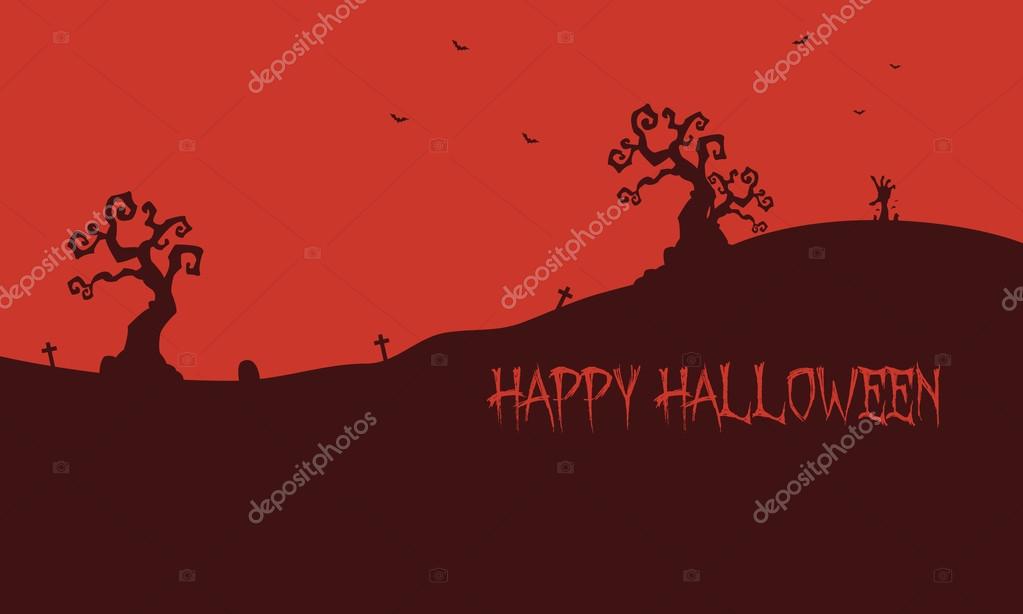 Happy Halloween red backgrounds Stock Vector Image by ©wongsalam77 ...
