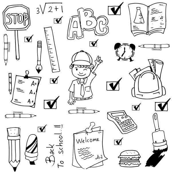 School hand draw doodles design Stock Vector by ©wongsalam77 117266518 School hand draw doodles design Stock Vector by ©wongsalam77 117266518