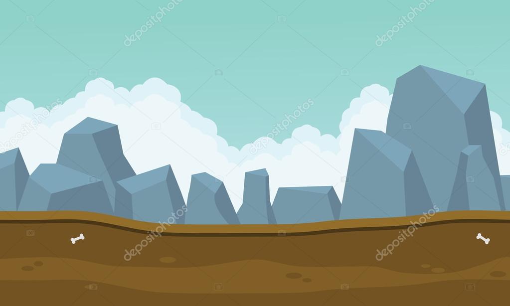 Backgrounds game many big rock Stock Vector Image by ©wongsalam77 ...