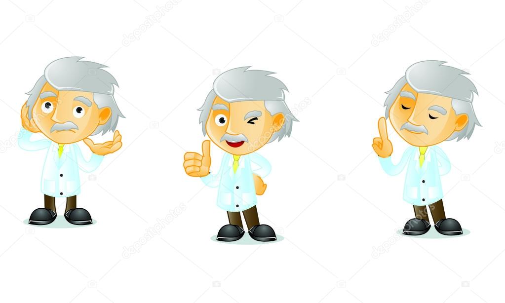 Mr Genius Mascot 2 Stock Vector Image by ©wongsalam77 #91336180