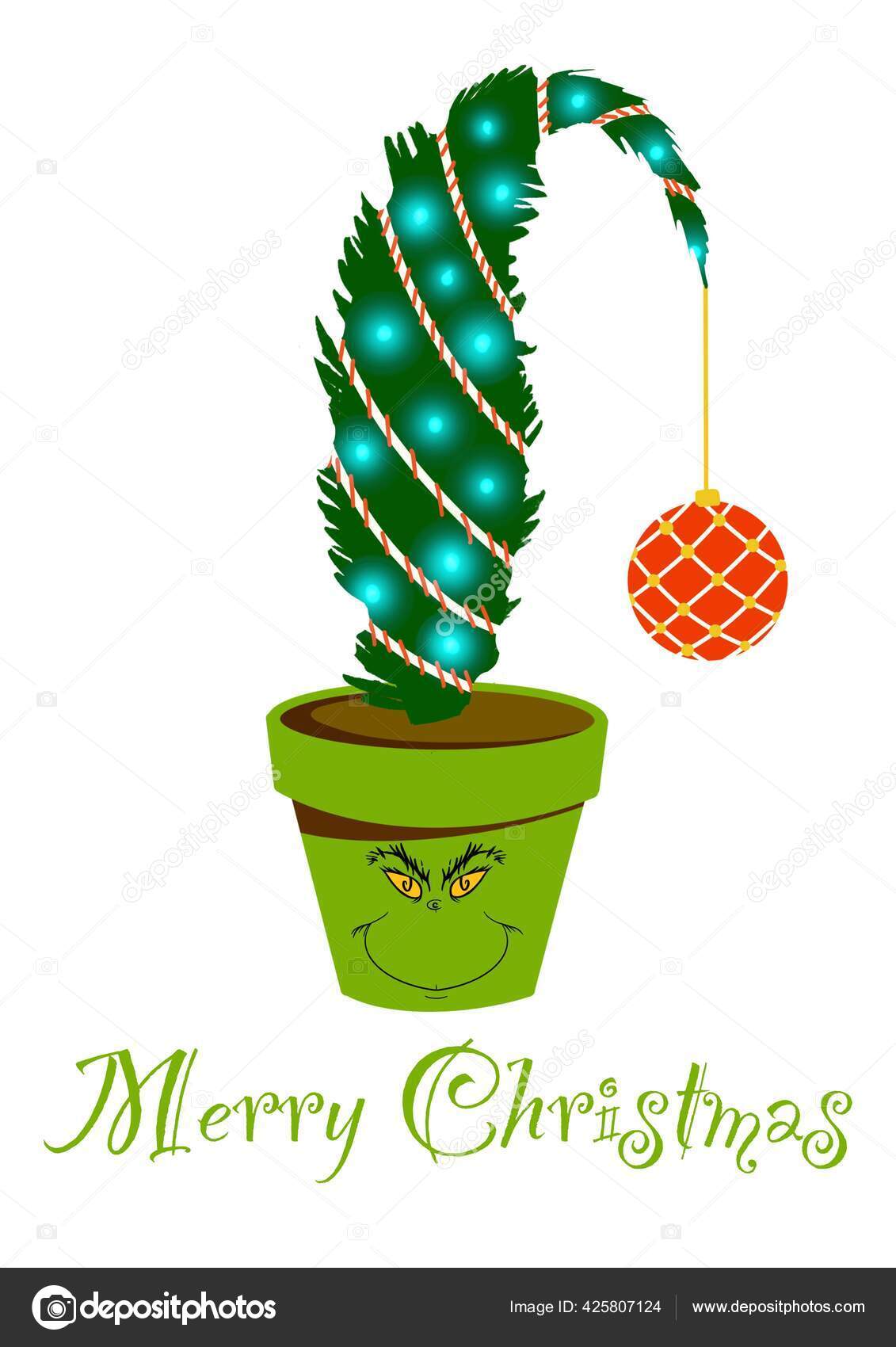 Whoville Christmas Tree Clip Art