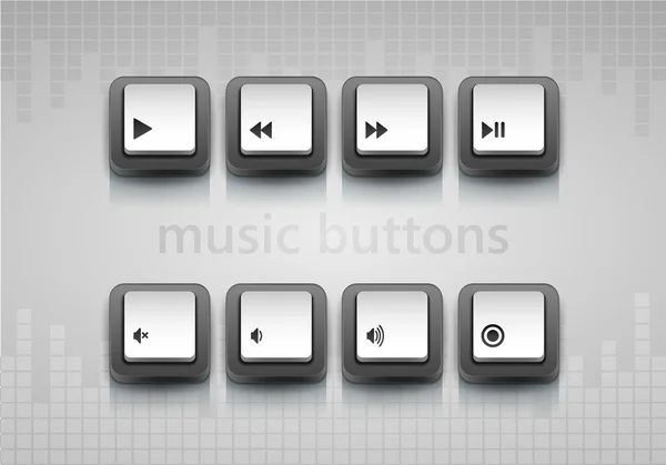 9,597,315 Music note buttons Vector Images | Depositphotos