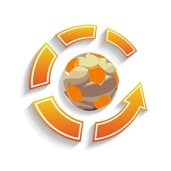 Circle of game with arrow Stock Vector Image by ©slowman333 #56142357