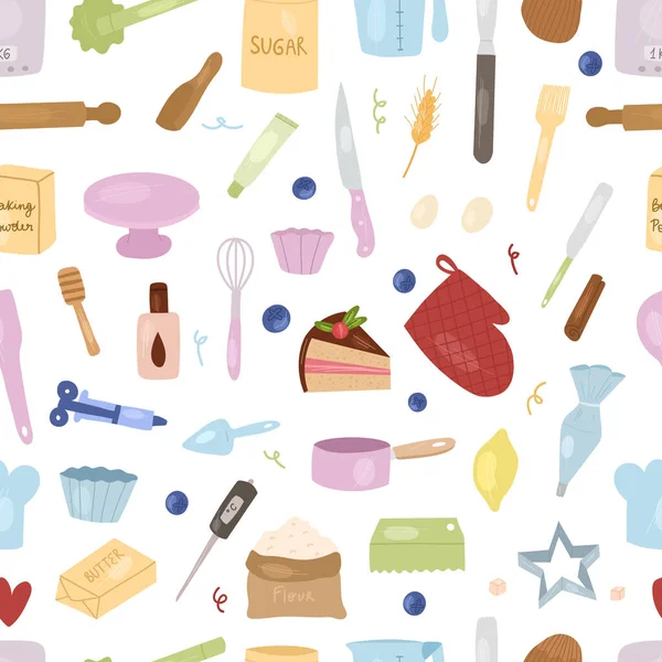 Baking cartoon tools Vector Art Stock Images | Depositphotos