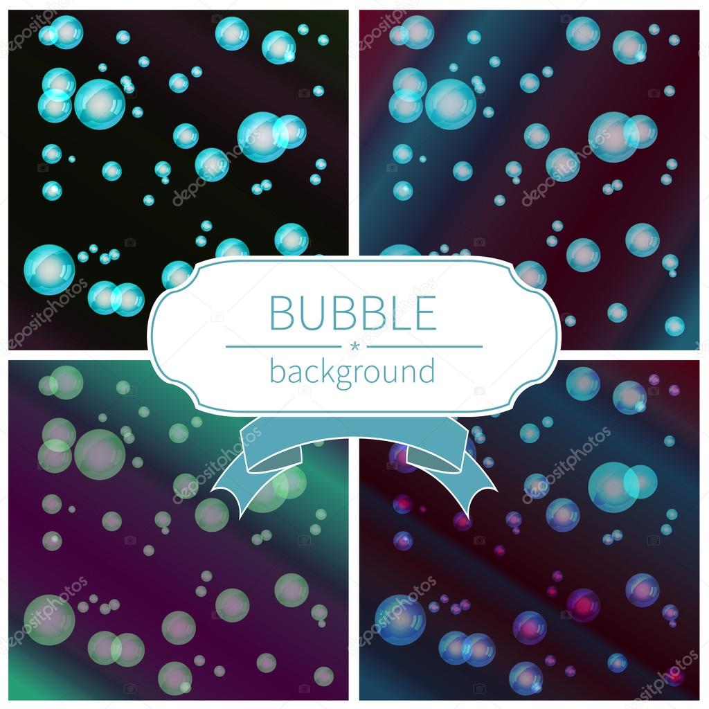 Set of bright bubbles backgrounds Stock Vector Image by ©dreamcat ...