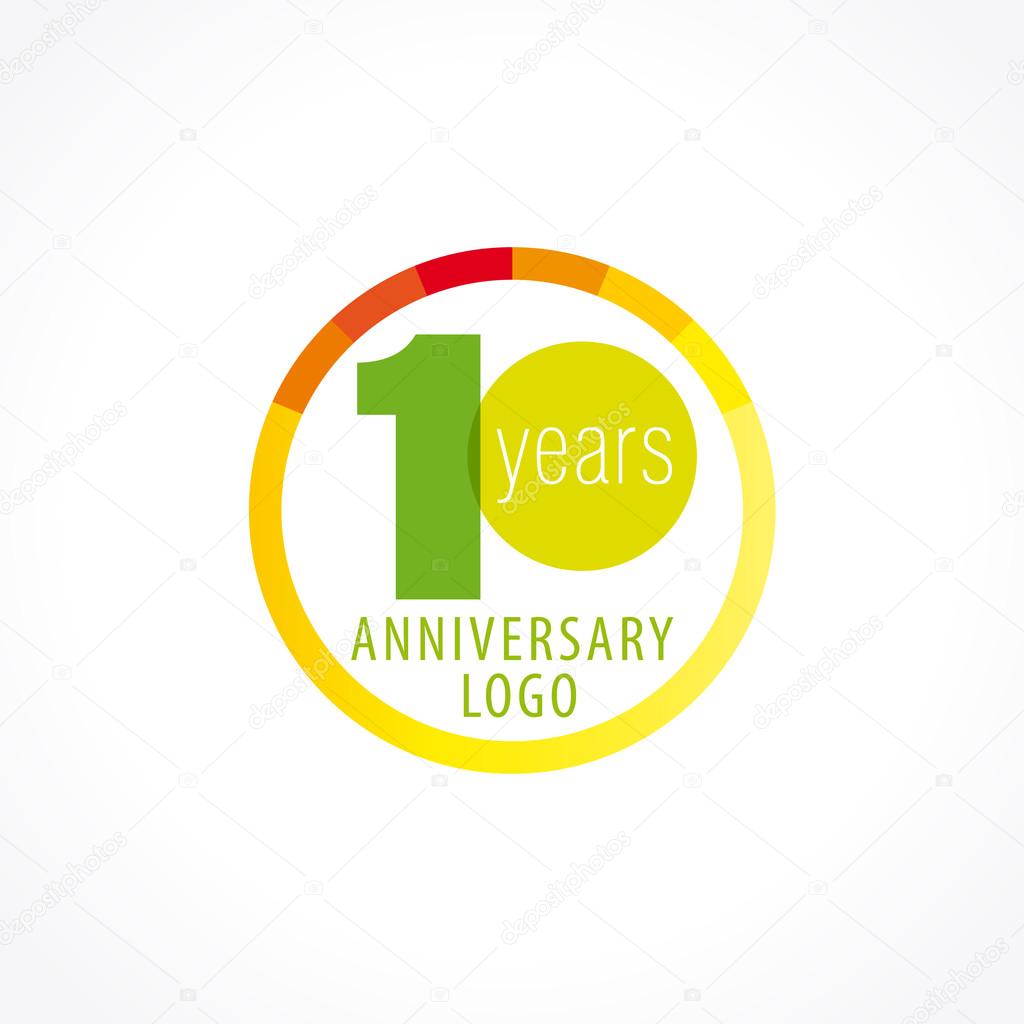 10 anniversary circle logo Stock Vector by ©Koltukov_Alek 66933531