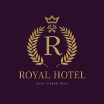 Luxury hotel logo — Stock Vector © Koltukov_Alek #81125398