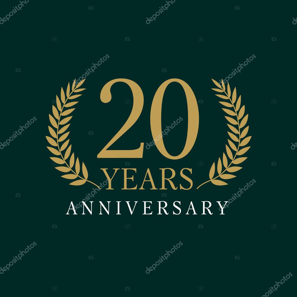 20 anniversary royal logo Stock Vector by ©Koltukov_Alek 81237944