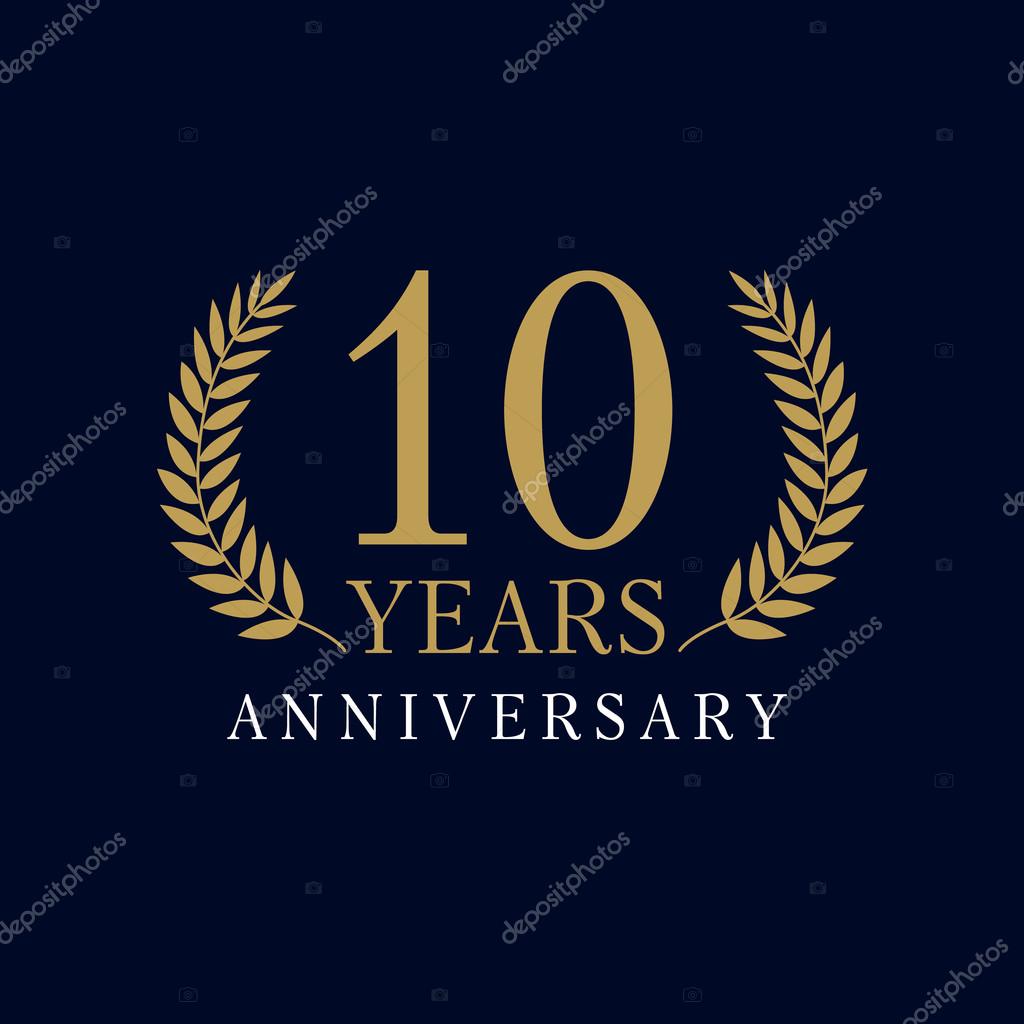 10 anniversary royal logo Stock Vector by ©Koltukov_Alek 81239266