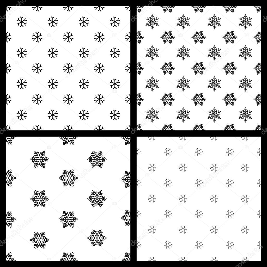 Set of seamless winter textures. Stock Vector by ©AlexVector 57162119