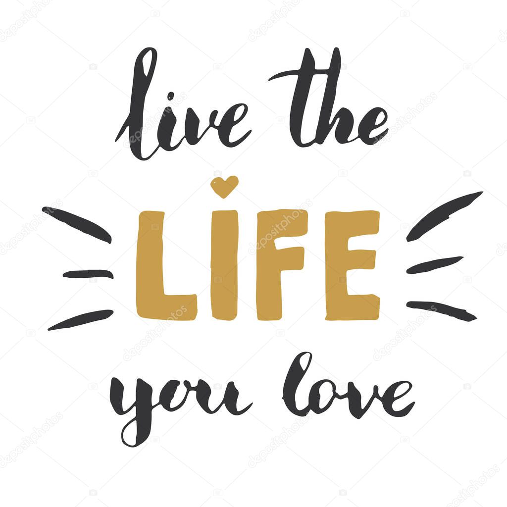 Vive la vida Te encanta escribir letras a mano, Texto caligráfico ...