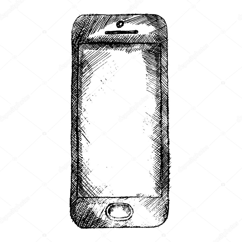 Cell Phone Outline