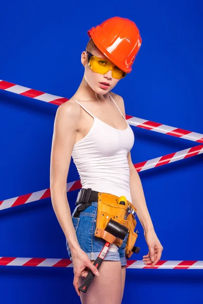 Construction girl Stock Photos, Royalty Free Construction girl Images ...