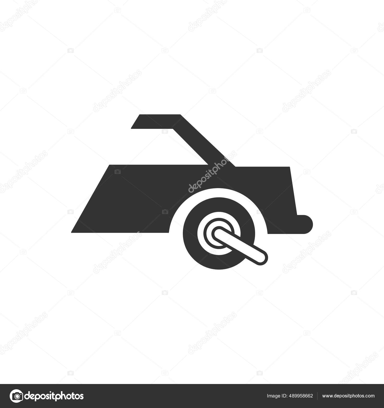 Car Wheel Clamp Icon Isolated White Background Car Boot Symbol Stock ...