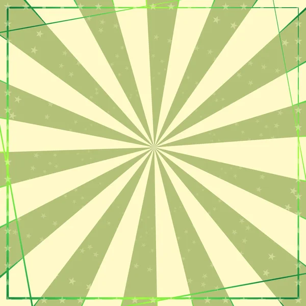 Vintage Green Circus Background Template Vector Illustration Stock ...