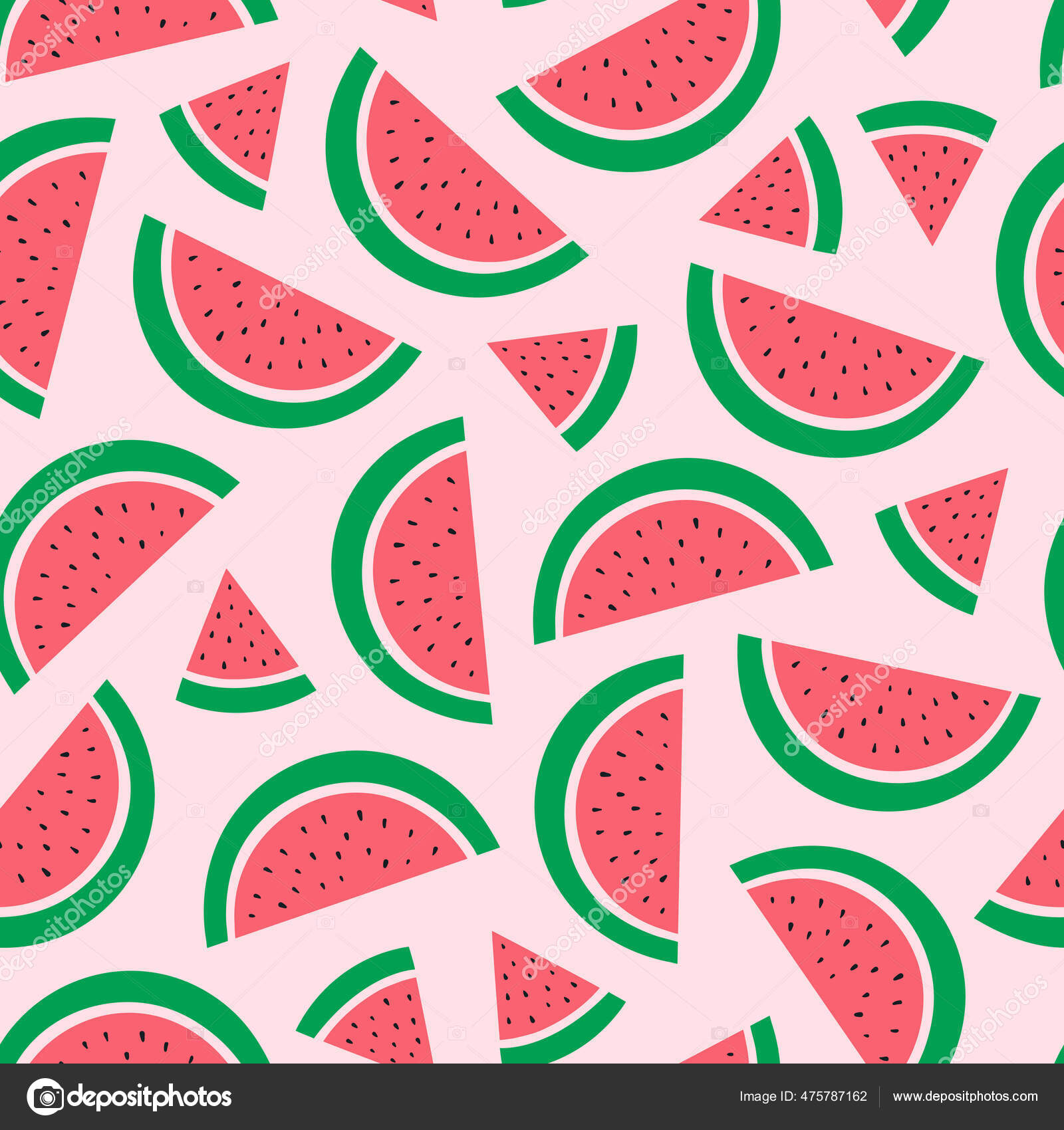 Watermelon Pink Background Vector Illustration Stock Vector Image by ...