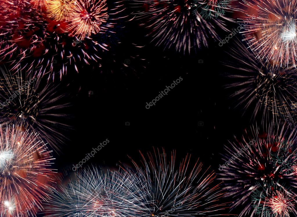 Fireworks Border