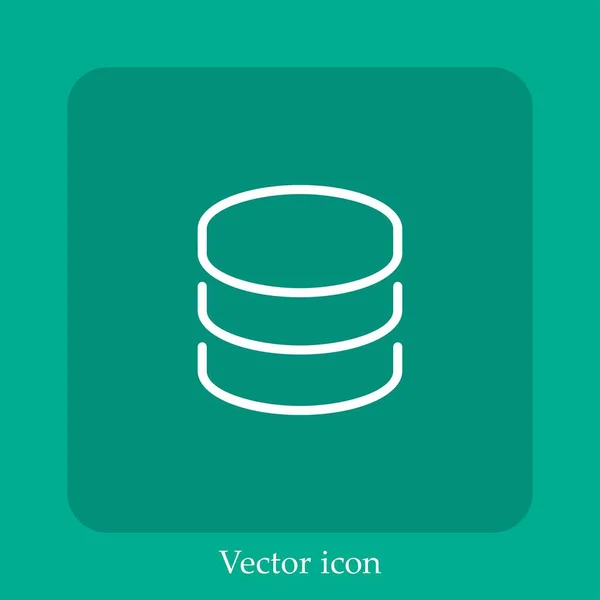 Icono de base de datos relacional imágenes de stock de arte vectorial ...