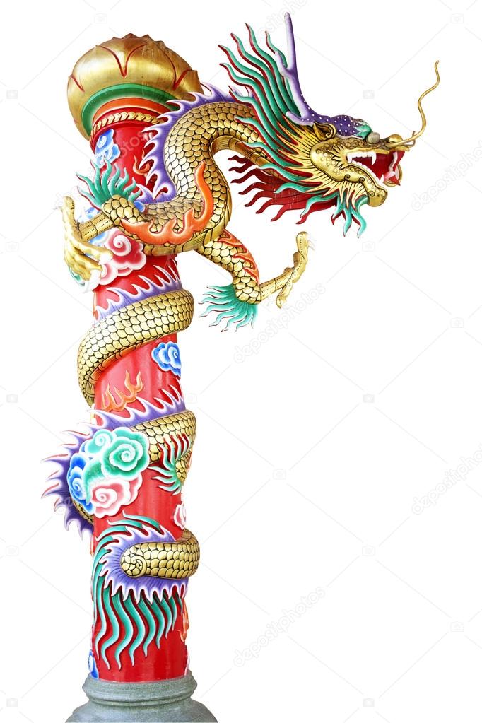 Dragon pillar Stock Photo by ©peerawat 54464711