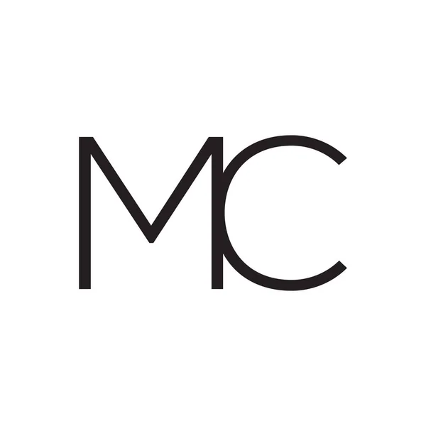 Letra mc Imagens de Stock de Arte Vetorial | Depositphotos