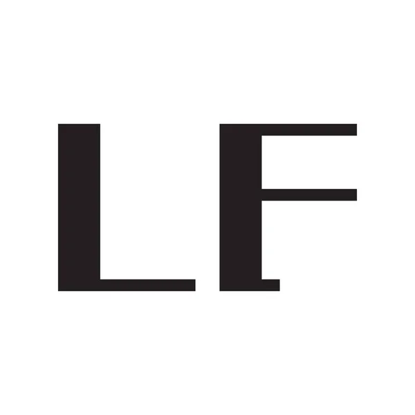Lf logo imágenes de stock de arte vectorial | Depositphotos