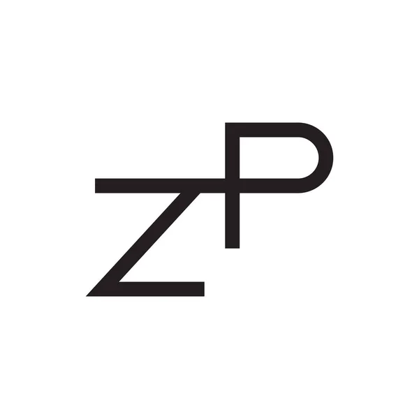 Monograma zp imágenes de stock de arte vectorial | Depositphotos