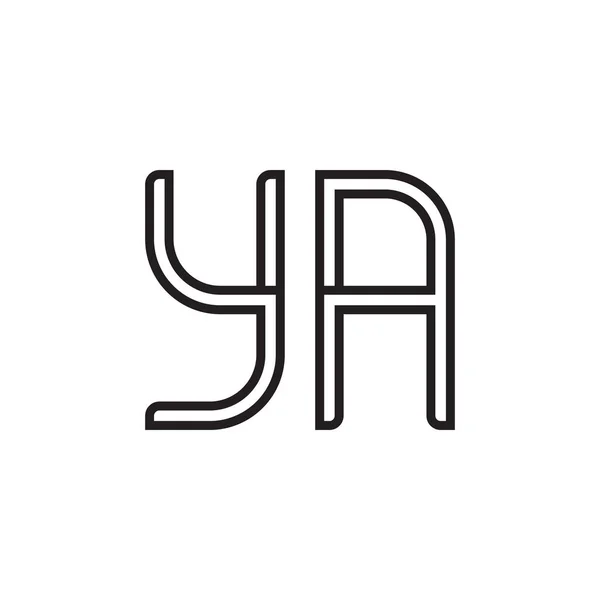 Fya font imágenes de stock de arte vectorial | Depositphotos