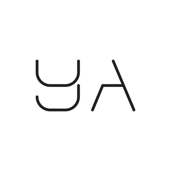 Fya font imágenes de stock de arte vectorial | Depositphotos