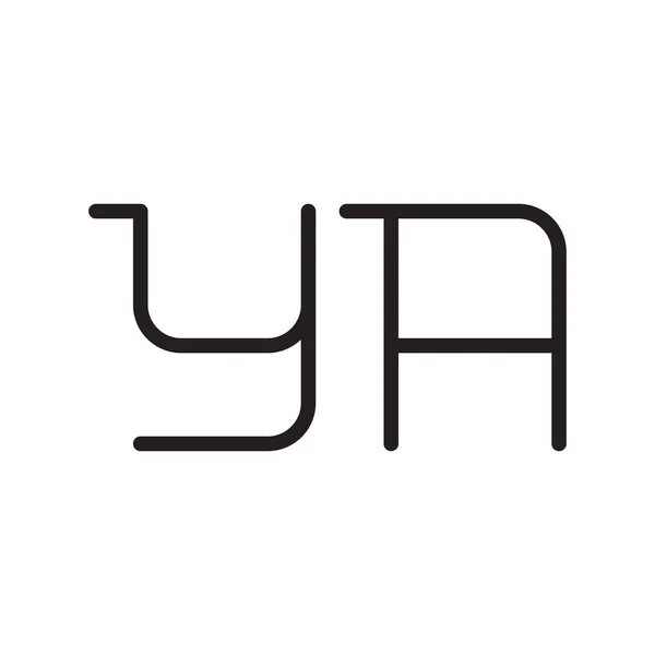 Fya font imágenes de stock de arte vectorial | Depositphotos