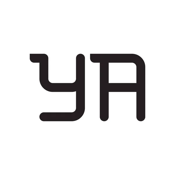 Fya font imágenes de stock de arte vectorial | Depositphotos