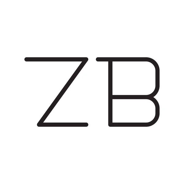 100,000 Zb letter logo Vector Images | Depositphotos