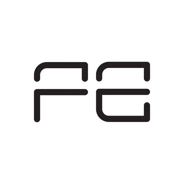 Fe lettre logo Vector Images | Depositphotos