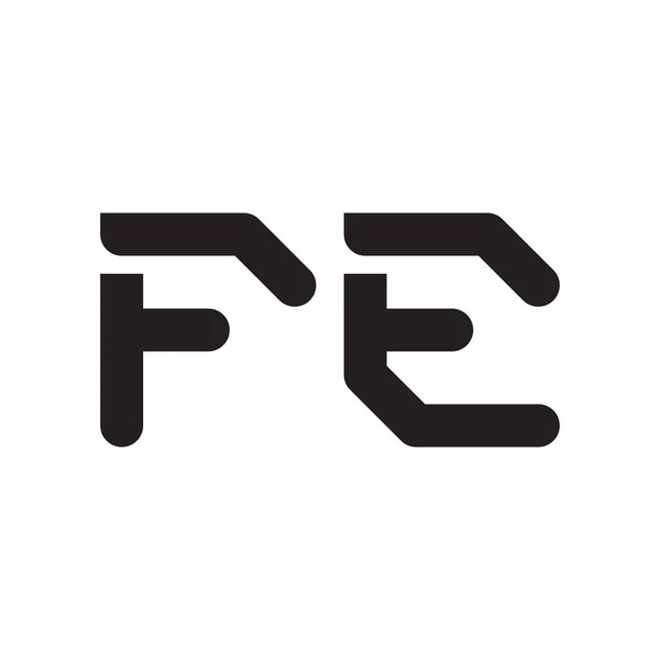 Fe lettre logo Vector Images | Depositphotos