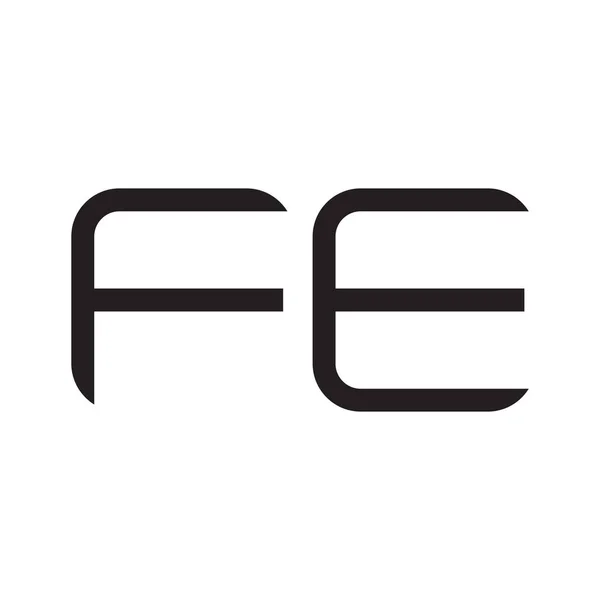 Fe lettre logo Vector Images | Depositphotos