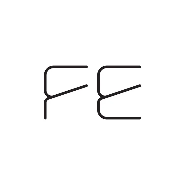 Fe lettre logo Vector Images | Depositphotos