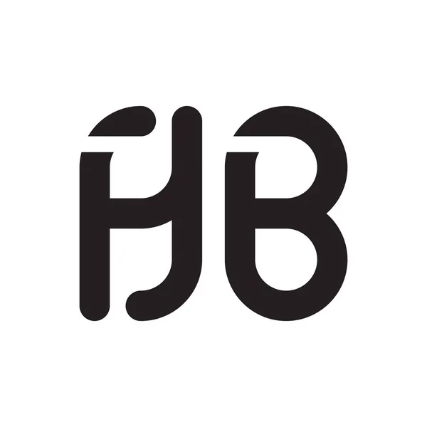Hjb logo imágenes de stock de arte vectorial | Depositphotos