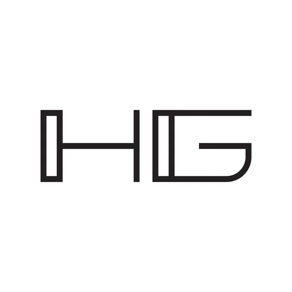 Logotipo de hg imágenes de stock de arte vectorial | Depositphotos