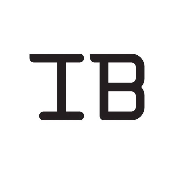 Ib logo imágenes de stock de arte vectorial | Depositphotos