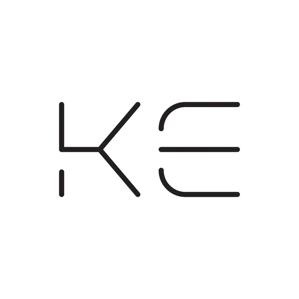 Ke logo imágenes de stock de arte vectorial | Depositphotos