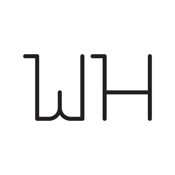 Whu logo imágenes de stock de arte vectorial | Depositphotos