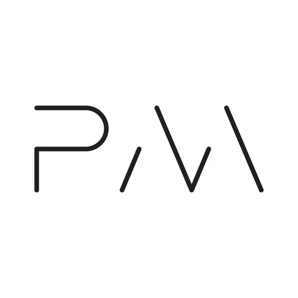 Pm calligraphy imágenes de stock de arte vectorial | Depositphotos