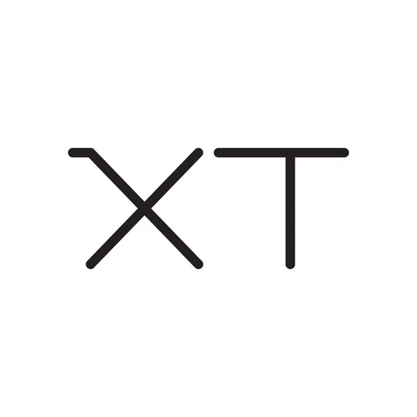 Xto letter imágenes de stock de arte vectorial | Depositphotos