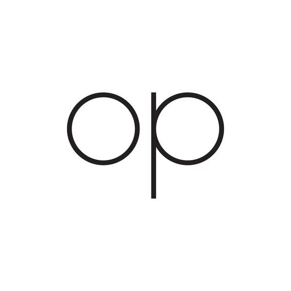 Letra op logo Stock-Vektorbilder | Depositphotos