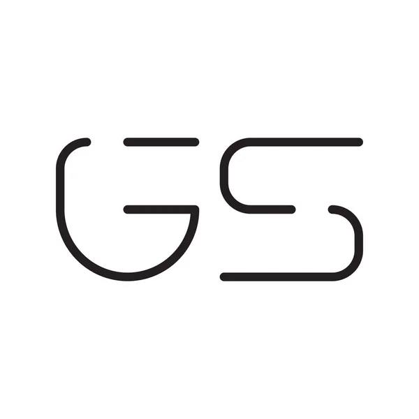 100,000 Logotipo de la letra gs Vector Images | Depositphotos