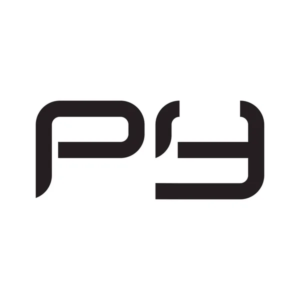 py inicial carta vector logotipo icono 2024