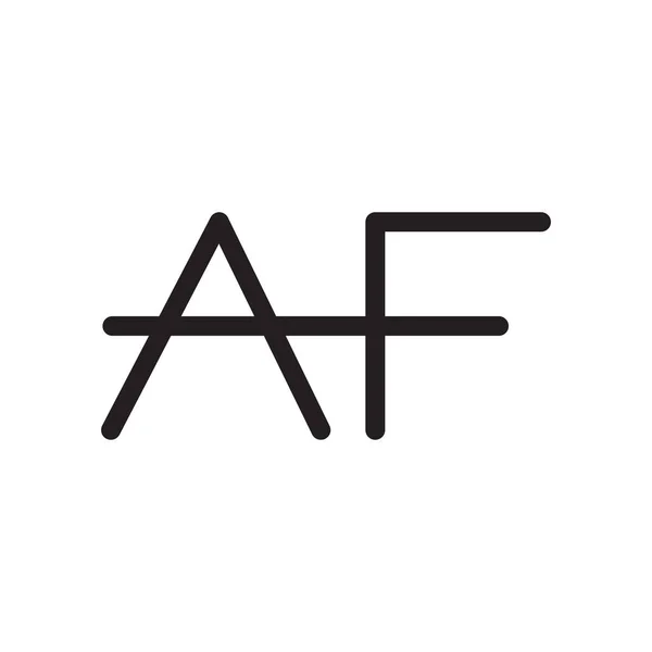 100,000 Af logo huruf inisial Vector Images | Depositphotos