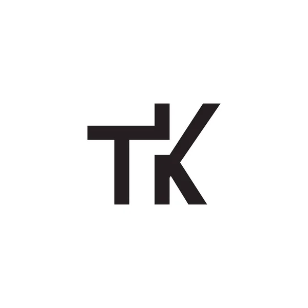 Logotipo de la letra tk Imagens de Stock de Arte Vetorial | Depositphotos