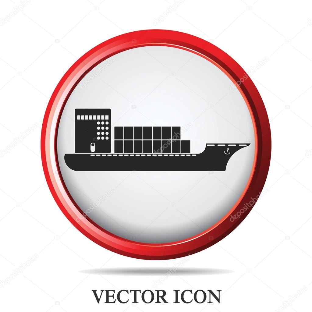 Boat and ship icons set — Stock Vector © Ironsv #112622980